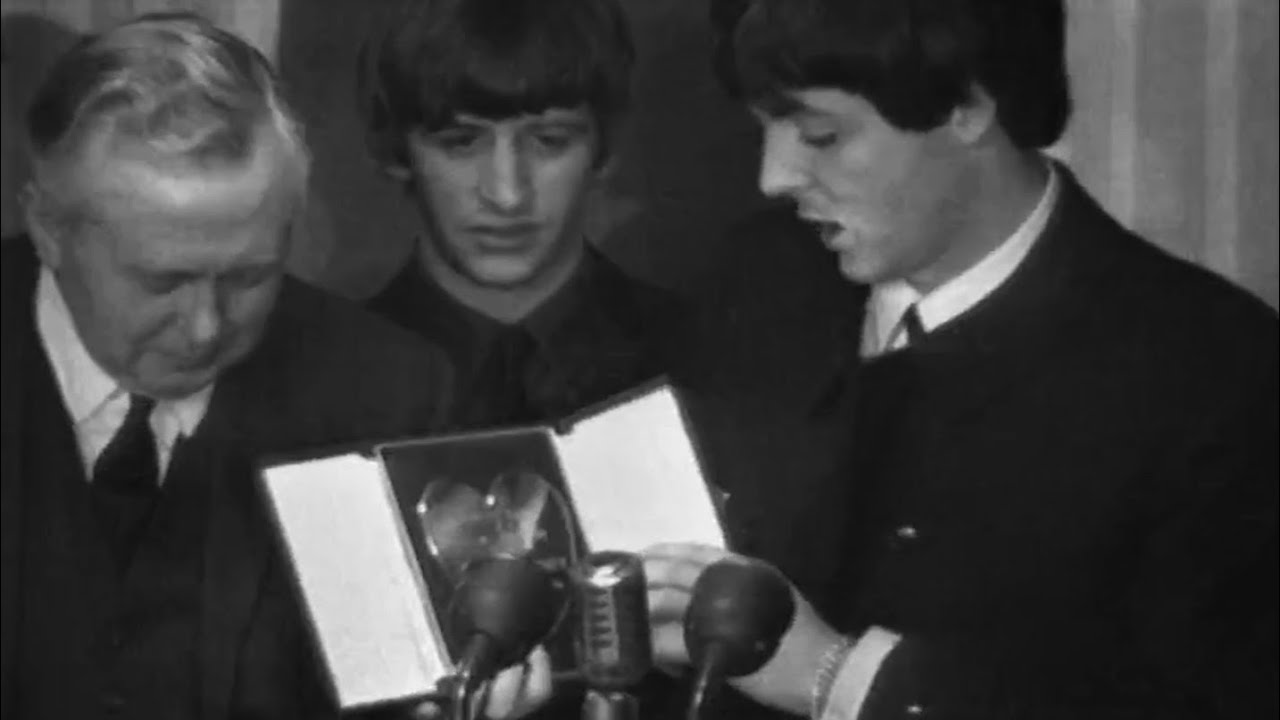The Beatles Receive Awards At The Variety Club Annual Awards For 1963 ...