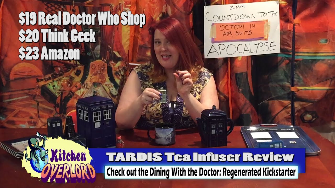 TARDIS Tea Infuser: 2 Minute Geek Kitchen Gadget Reviews - YouTube