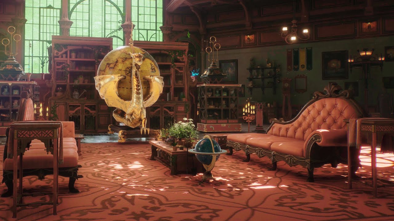 Fully Decorated 🌸Pink🌸 Room of Requirement - Hogwarts Legacy - YouTube