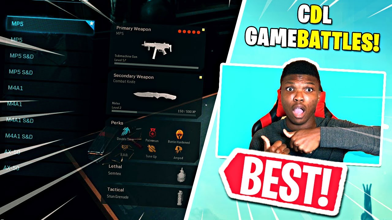 BEST Gamebattles SnD Class Setups in Modern Warfare!! (BEST Competitive ...