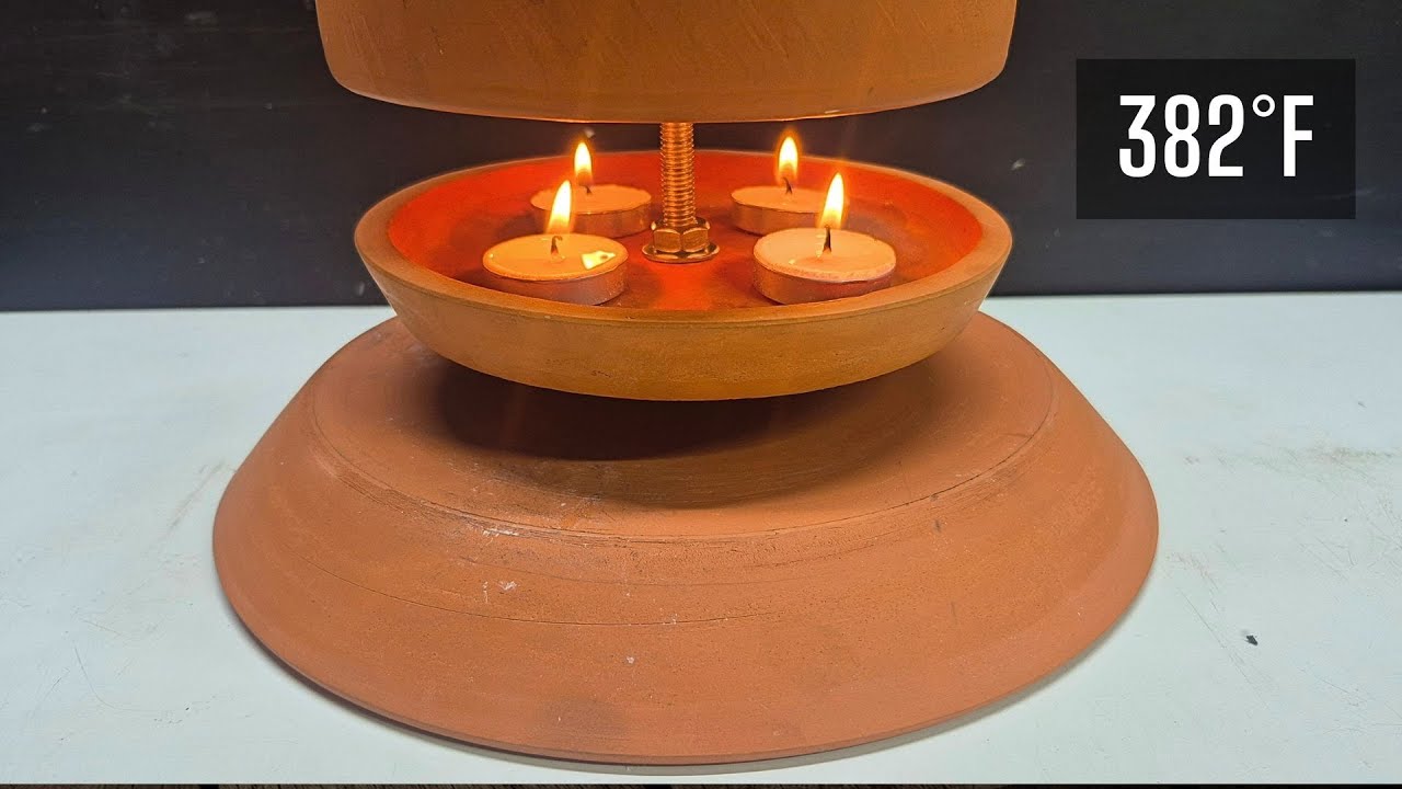 How to make terracotta pot heaters! Every house needs this and no one ...