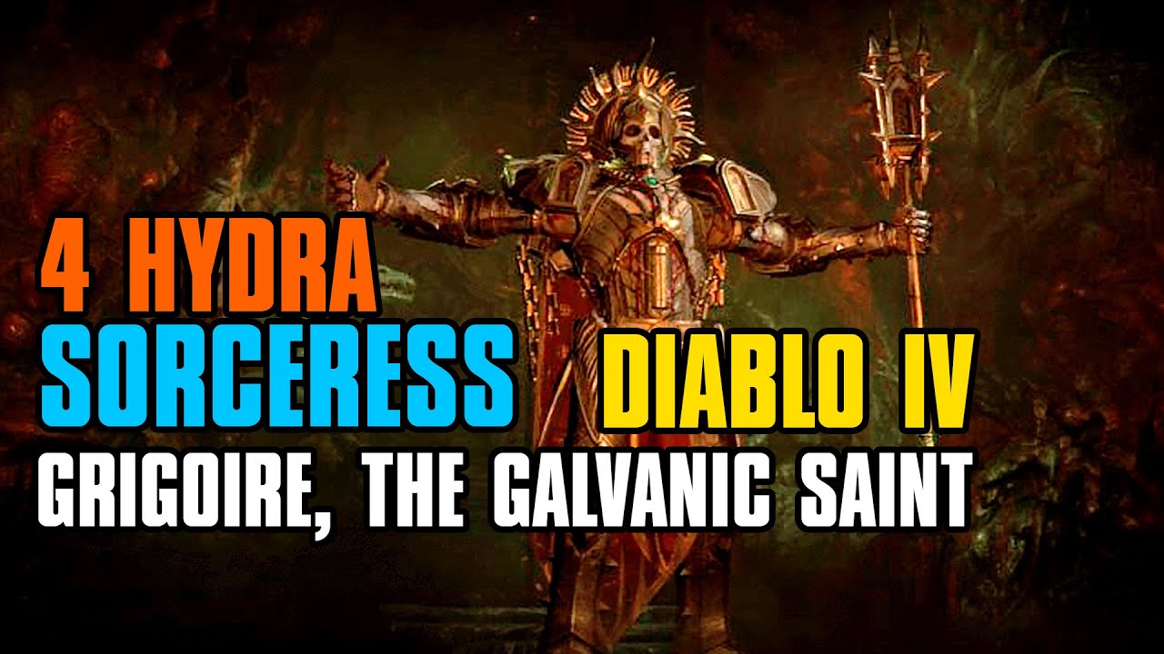 Grigoire, the Galvanic Saint vs 4 Hydra Sorceress | Diablo 4 - YouTube