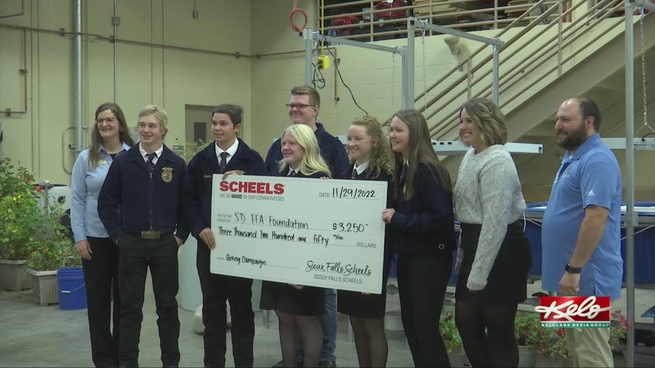SD FFA receives funding from local business - YouTube