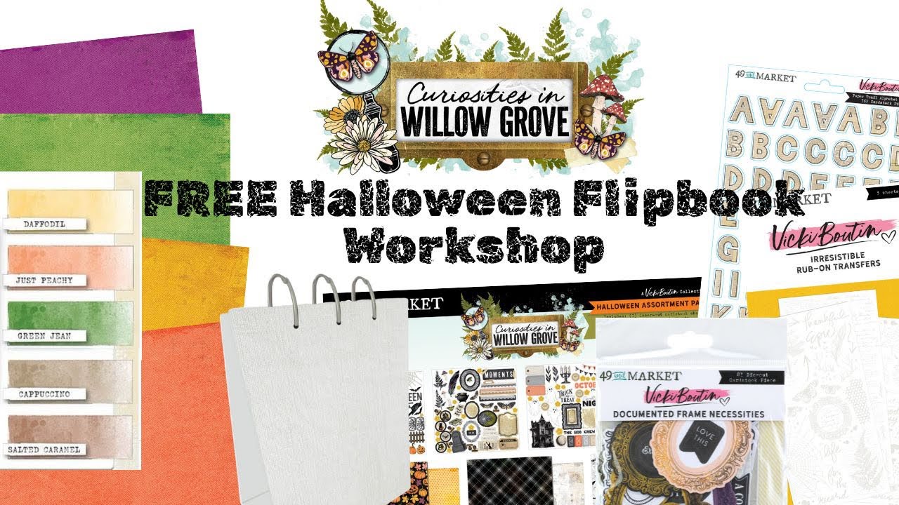 Free HALLOWEEN Flipbook- 49 and Market - YouTube