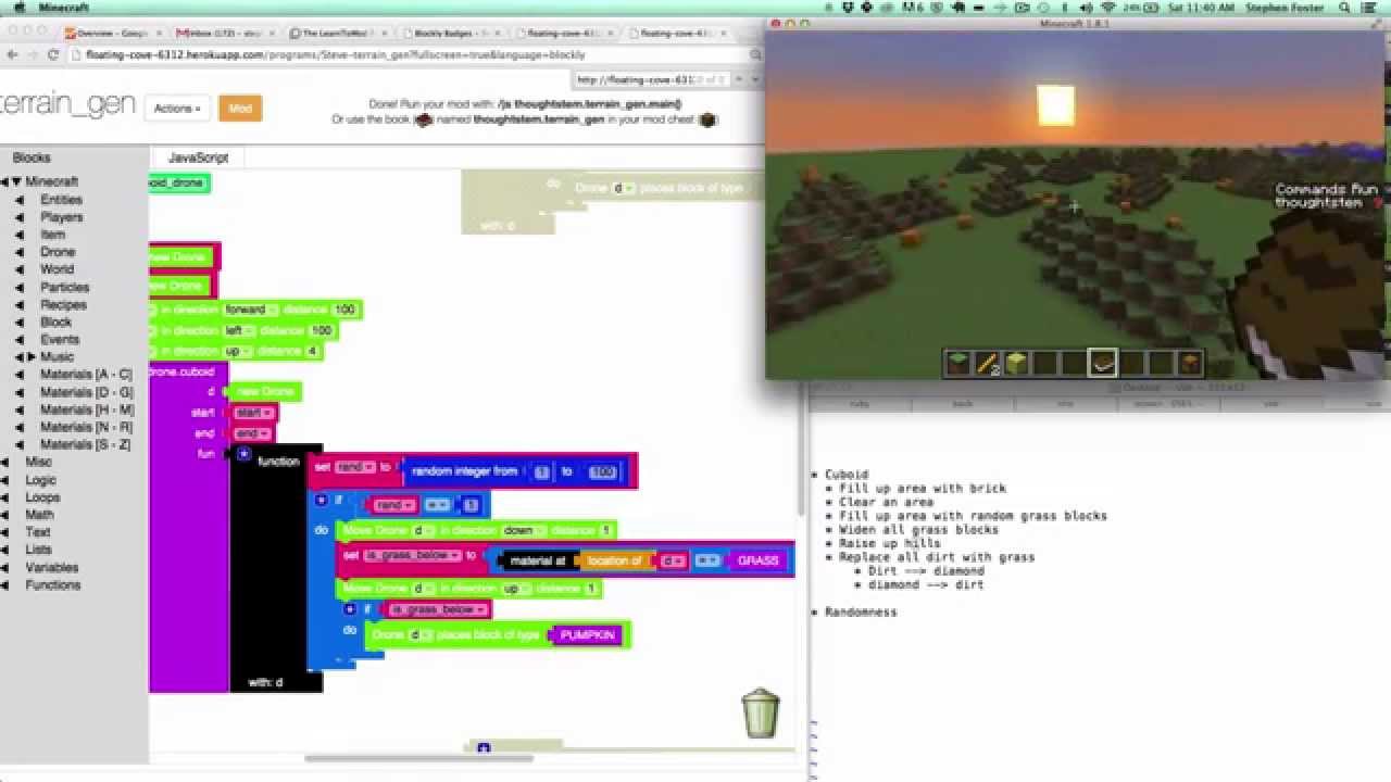 Random Terrain Generation in Minecraft - Part 6 - YouTube