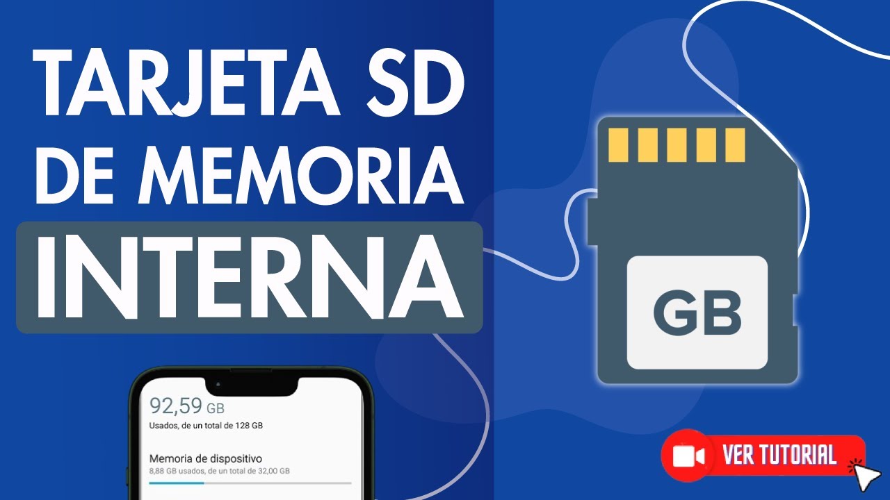 Cómo USAR tu TARJETA SD COMO MEMORIA INTERNA para Tener más ...