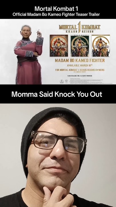QUICK REACTION: Mortal Kombat 1 - Official Madam Bo Kameo Fighter Teaser Trailer - YouTube