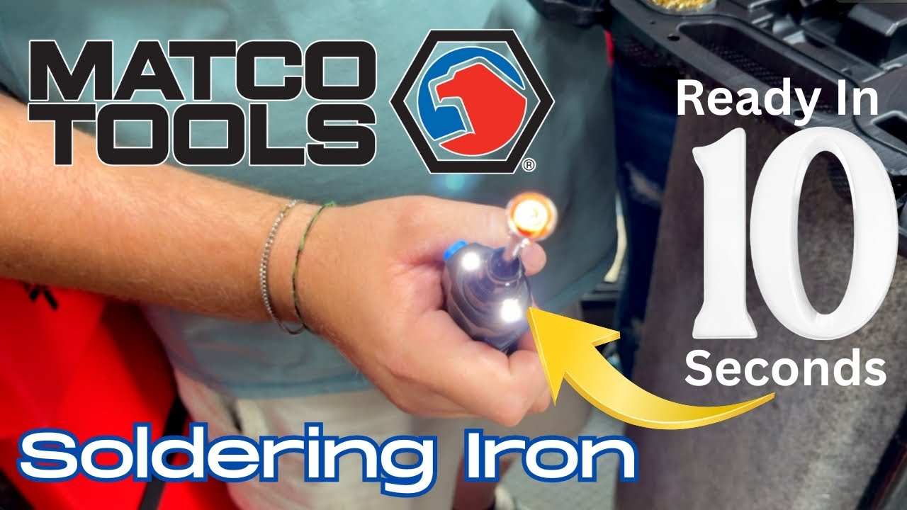 Matco Tools New Soldering Iron: Ready In 10 Seconds - YouTube