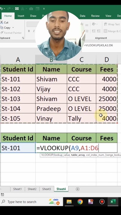 Shorts Vlookup Formula In Excel Vlookup Formula Excel Formula Youtube