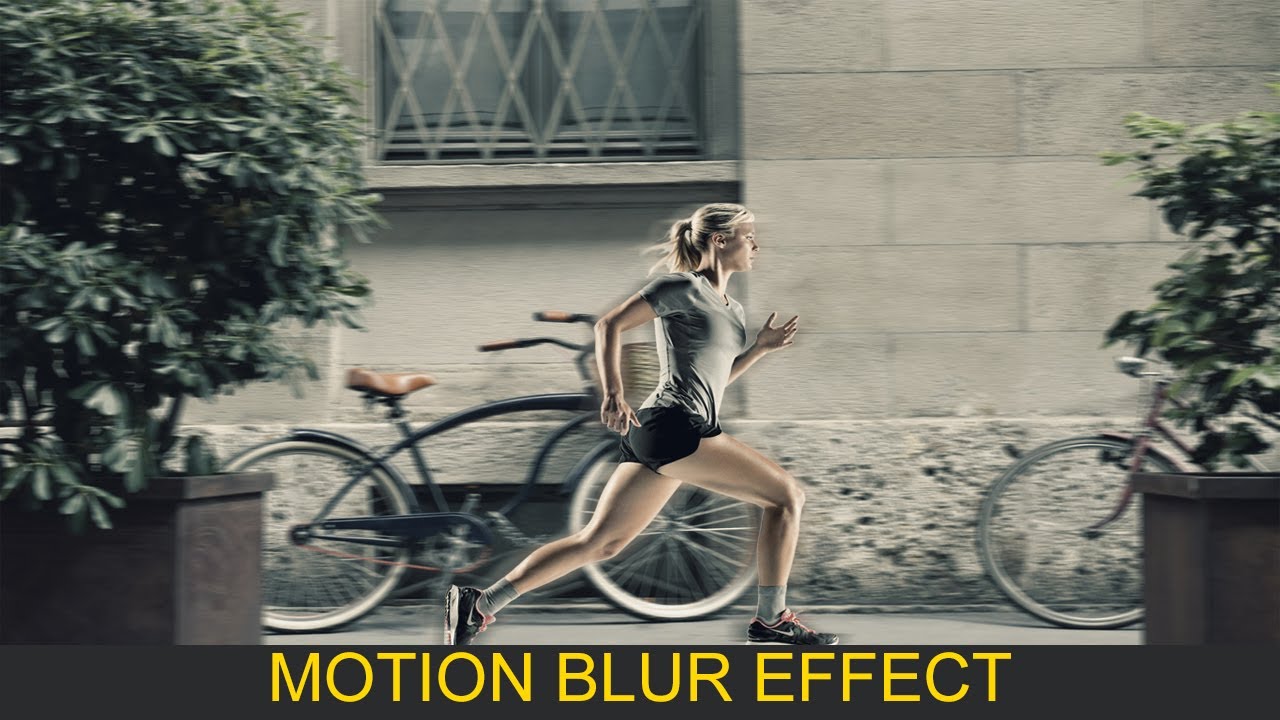 How to create Super Speed Effect in Photoshop / motion blur effect in ...