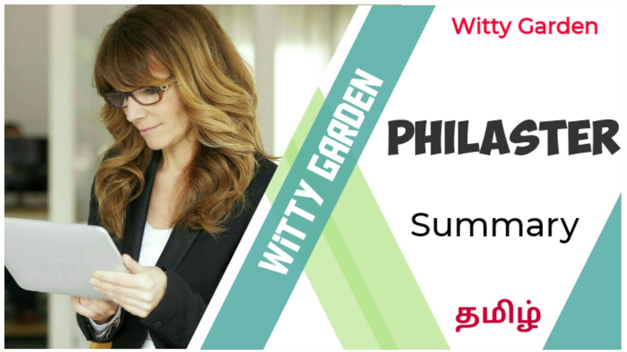 Philaster by Beaumont & Fletcher Summary in Tamil - YouTube