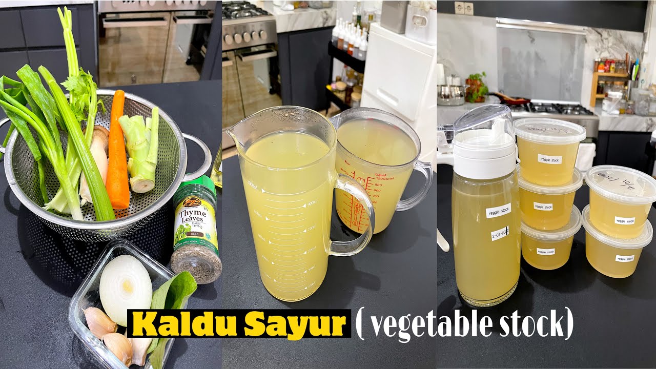 Kaldu Sayur (Vegetable Stock), yang Vegetarian ayoo merapat!!! - YouTube