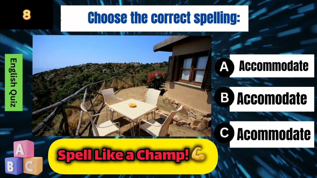 English Spelling Quiz | Test Your English Skills with This Fun Quiz! 🎉 ...