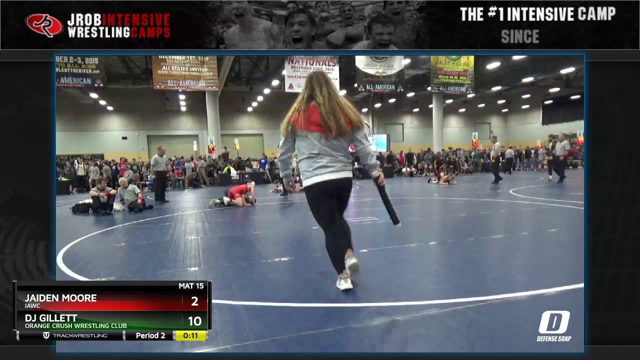 High School (9th - 10th Grade) 106 Dj Gillett Mat Sense Wrestling Vs ...
