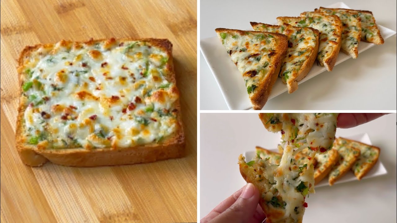 Cheese garlic Bread Snacks Recipe in 10 Minutes - YouTube