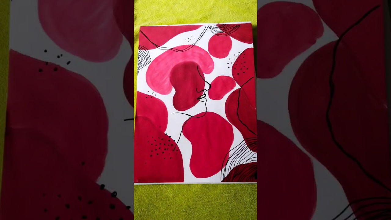 DAY 5/7 of Daily Boho Art painting | Acrylic painting | Art Challenge ...