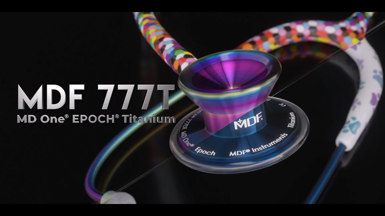 MDF Instruments® MD One® Epoch Titanium Stethoscope - YouTube