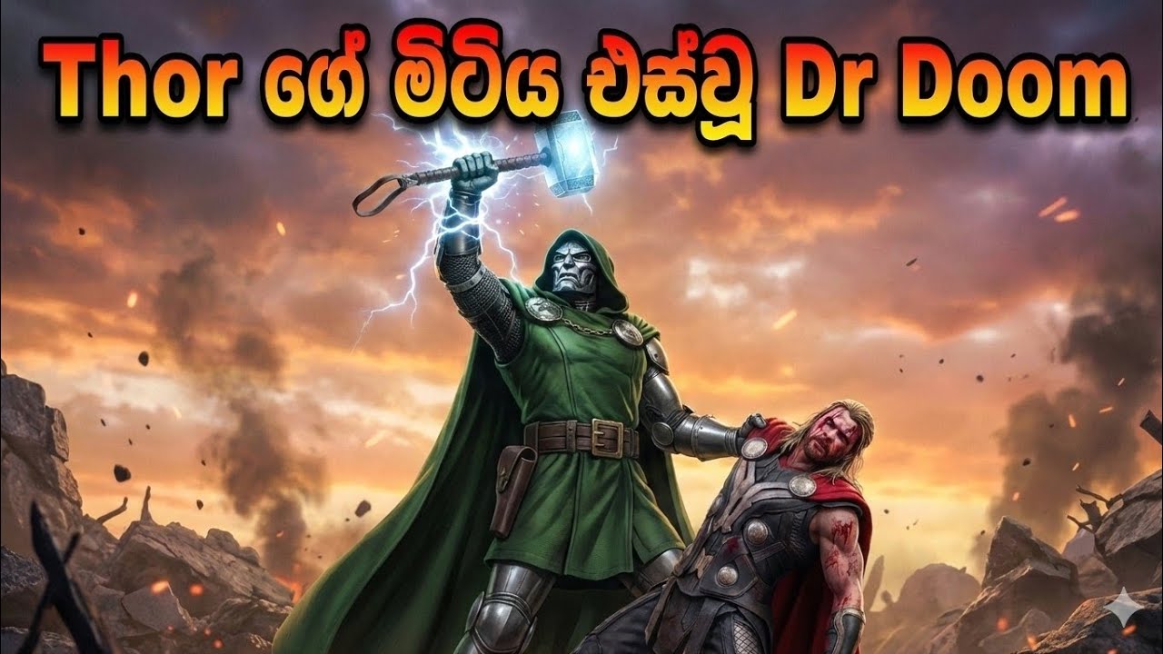 Thor ගේ මිටිය එසවූ Doctor Doom! 😱 | Doctor Doom Lifts Thor's Hammer ...