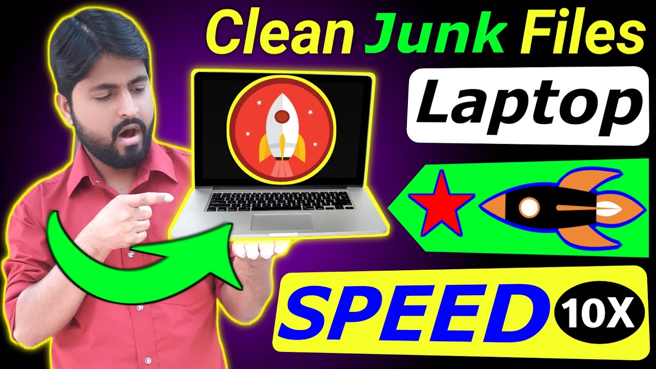 How To Boost Laptop Performance || Clean Laptop Unwanted Files || Make ...