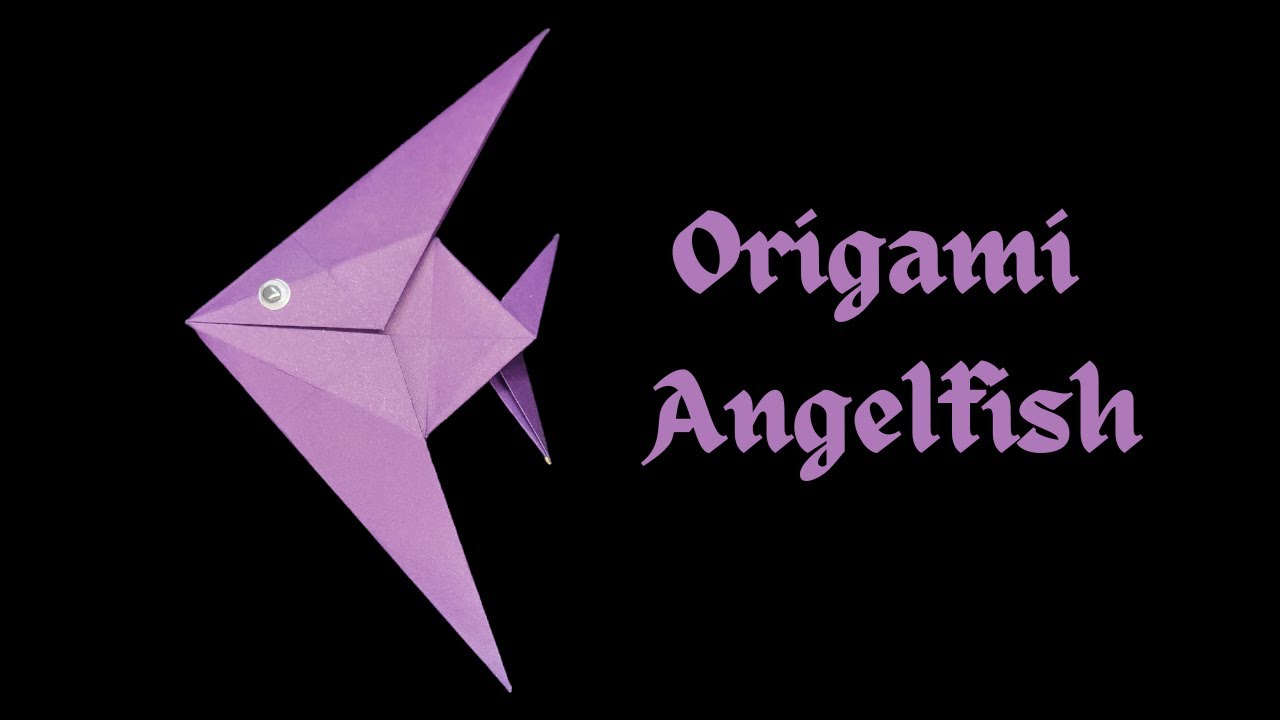 How To Make Easy Origami Fish. Origami Angelfish By John Montroll - YouTube