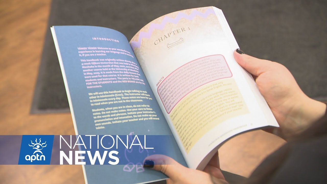 Resource book launched for Swampy Cree immersion learning | APTN News ...