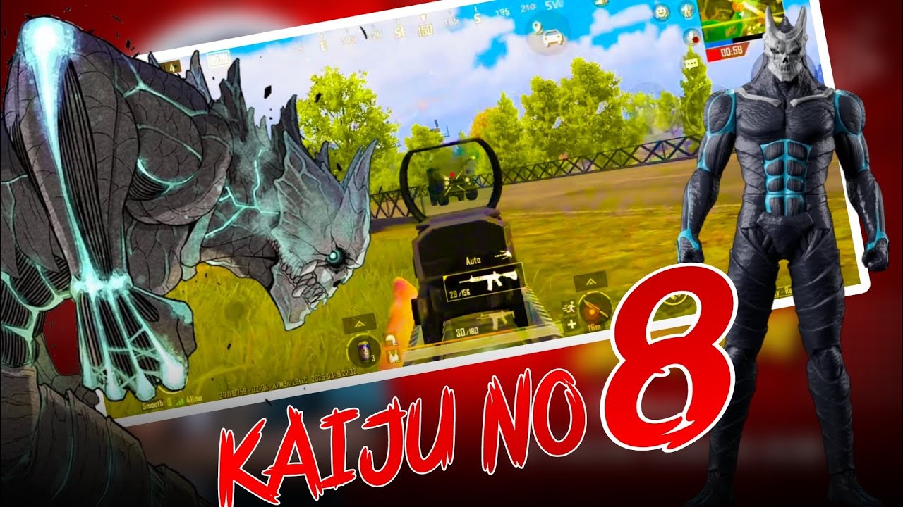 KAIJU NO 8 IS SO POWERFUL|| KAIJU RANK NO 3 #kaijuno8anime #bgmi # ...