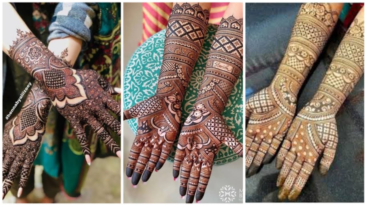Full hand bridal mehdi designs new full hand bridal mehdi designs ...