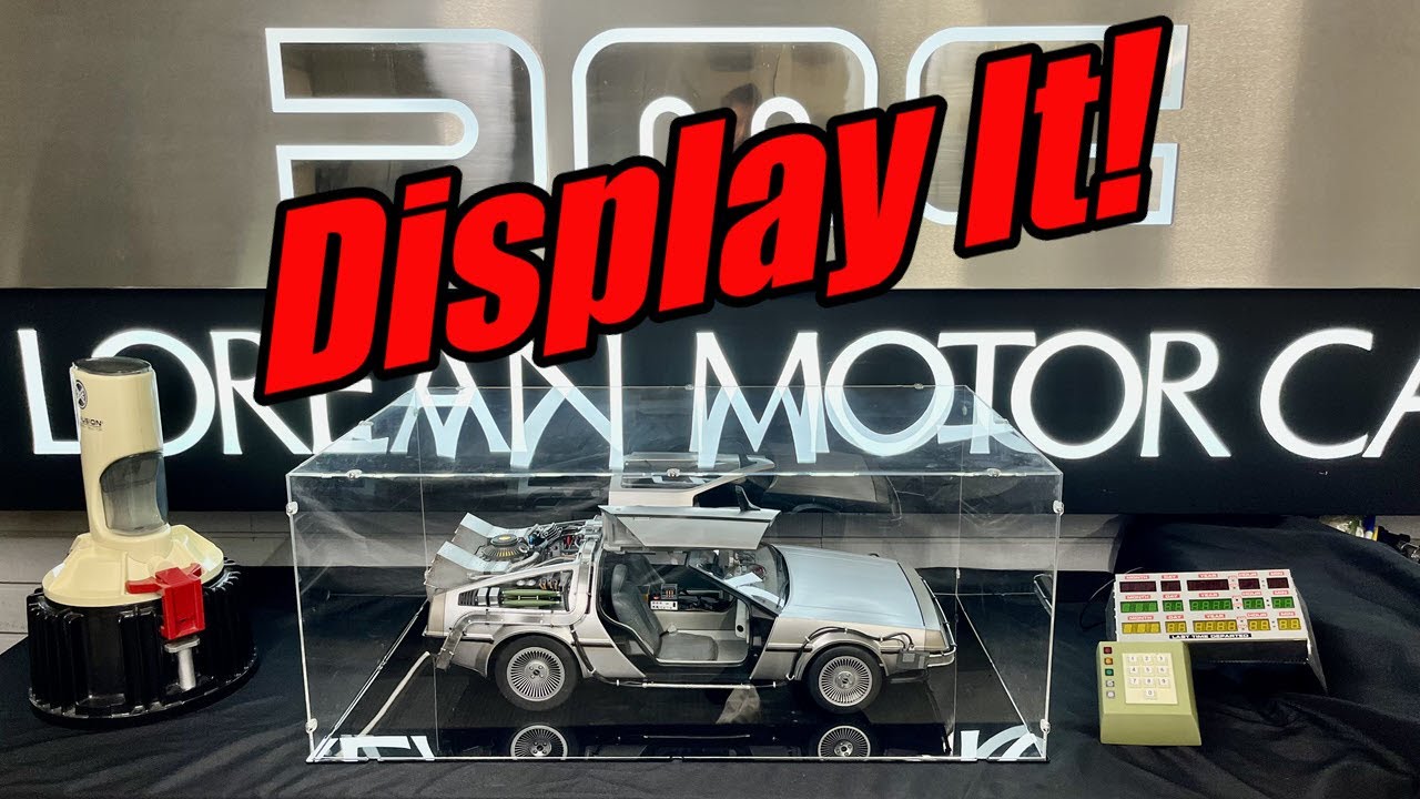 Hot Toys DeLorean Time Machine Display Case | Assembly & Review - YouTube