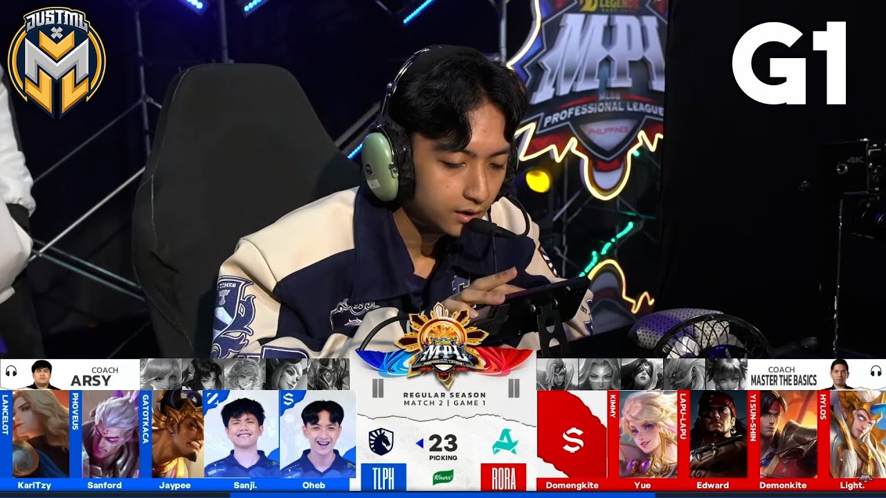 TLPH VS RORA GAME 1 | WEEK 2 DAY 1 | MPL PH SEASON 16 - YouTube