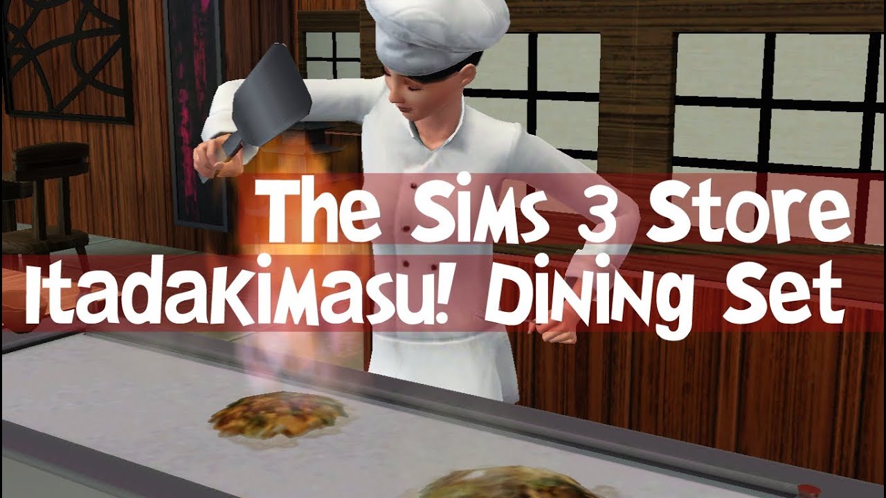 The Sims 3 Store: Itadakimasu! Dining Set & Chun Co. Teppanyaki Grill ...