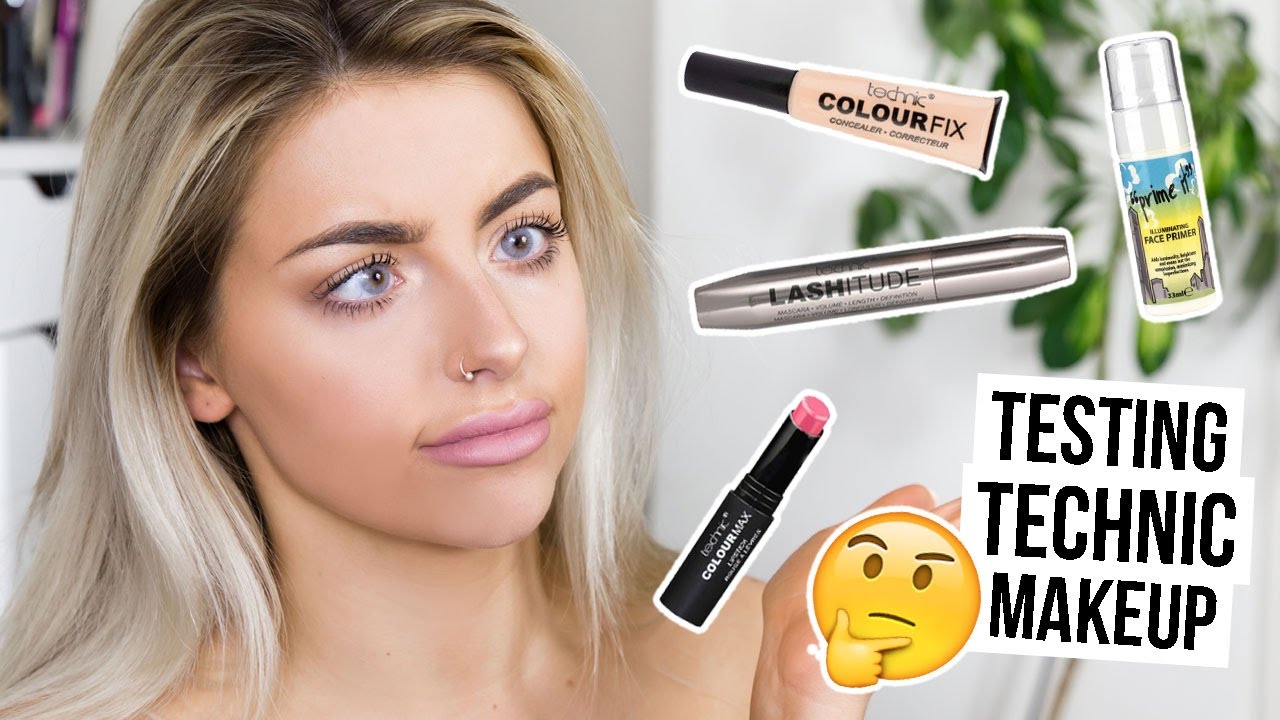TESTING TECHNIC MAKEUP - EVERYTHING UNDER £5! I COCOCHIC - YouTube