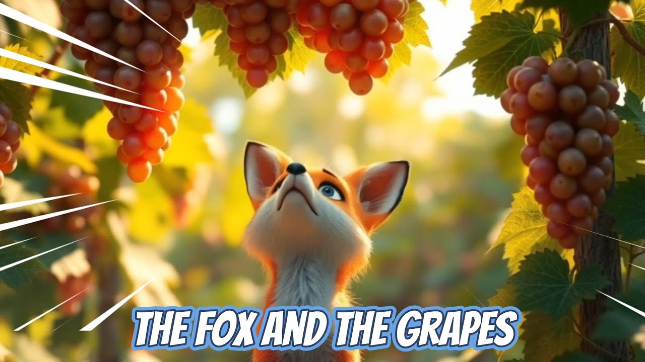 The Fox and the Grapes | A Story with Moral Lesson | Bedtime Stories ...