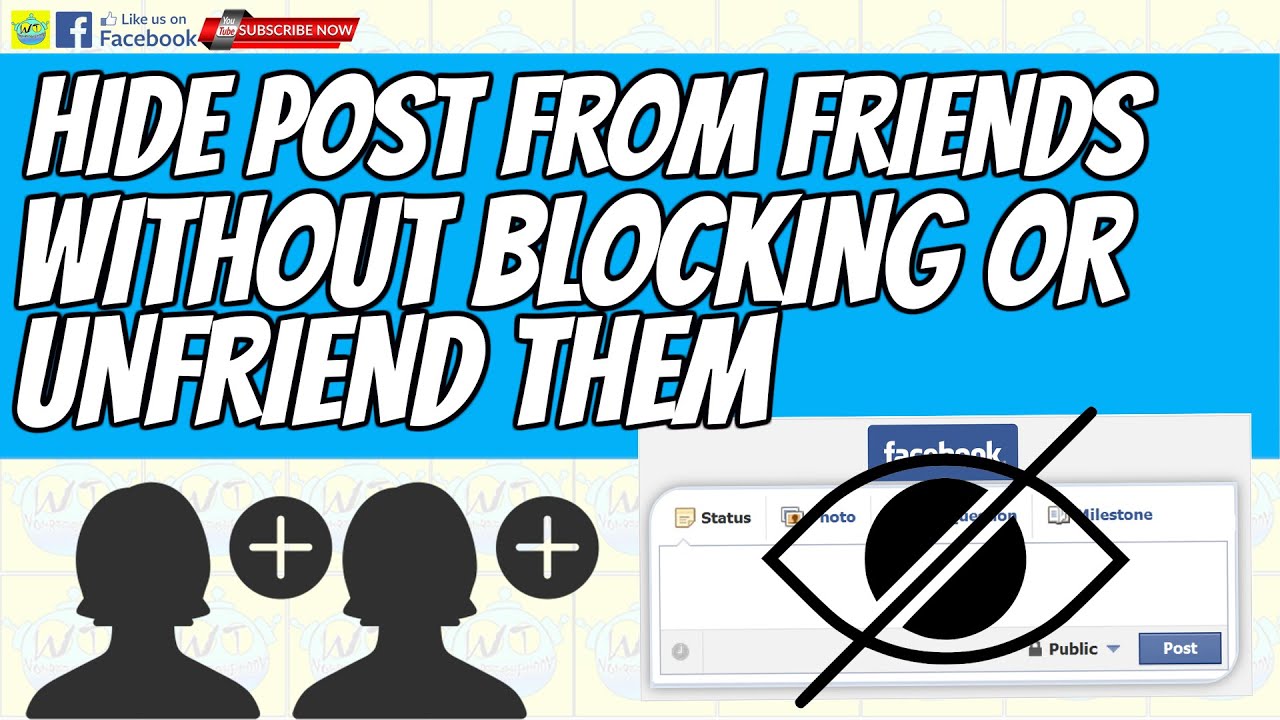 How To Hide Post From Facebook Friend Without Blocking Or Unfriend Them WeeklyTekk YouTube how-to-hide-post-from-facebook-friend-without-blocking-or-unfriend-them-weeklytekk-youtube