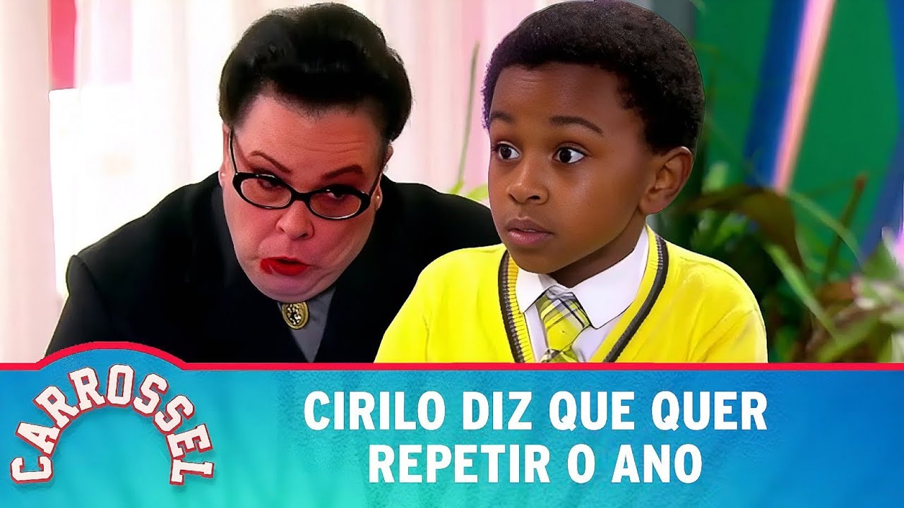 Cirilo diz que quer repetir o ano | Carrossel - YouTube