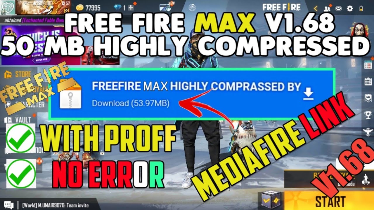 free fireax highly compressed 2021, - YouTube