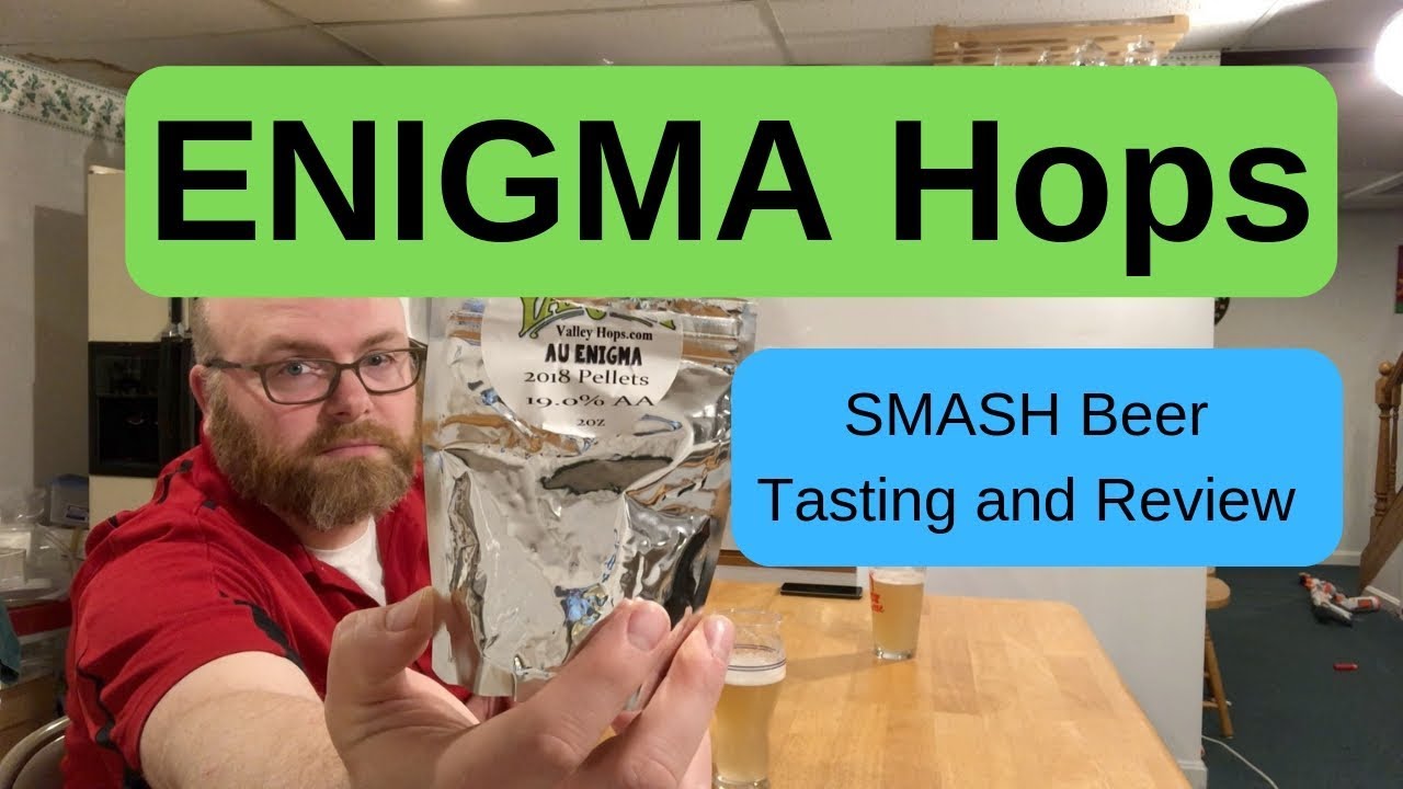 What do Enigma hops taste like? SMASH Beer Experiment - YouTube
