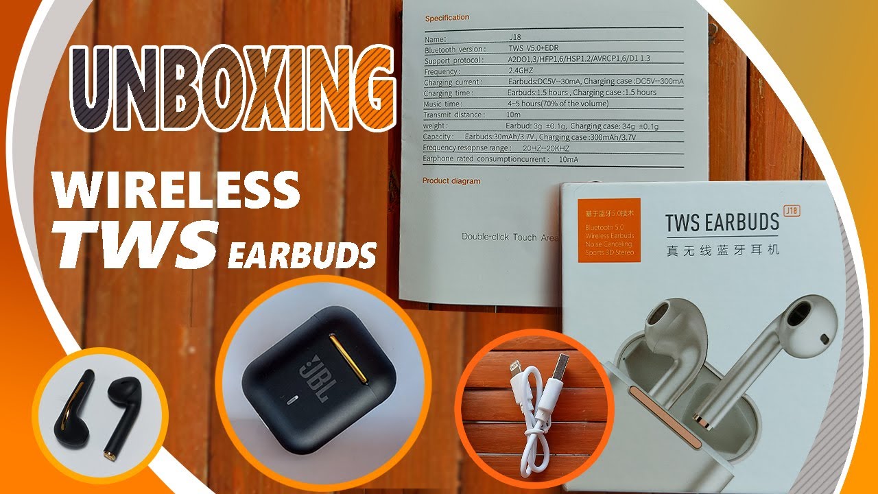 Unboxing JBL/TWS wireless earbuds - YouTube