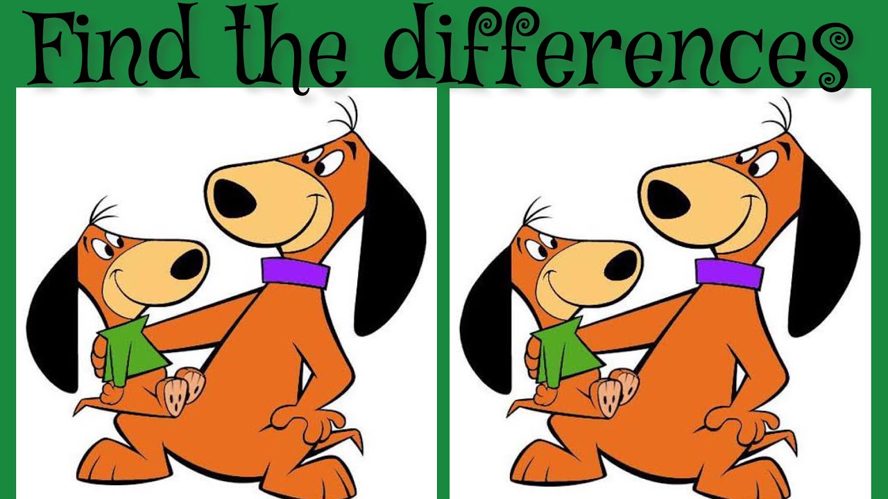 Find the differences (pictures of cartoons) - YouTube