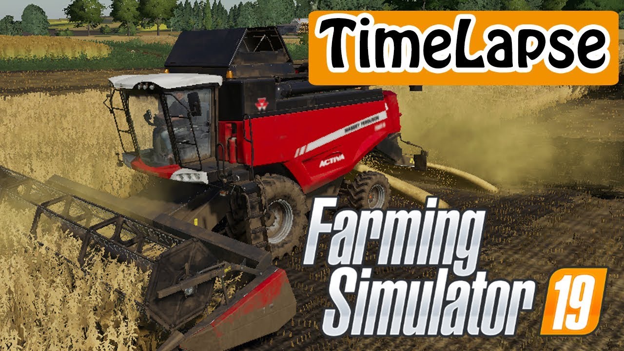 FS19 Timelapse | Multiplayer Pc Mod #25 | Hasat Zamanı - YouTube