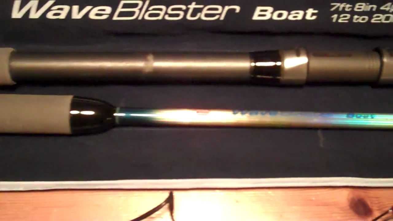 Penn Waveblaster 4 Piece 12 to 20lb Boat Rod - YouTube