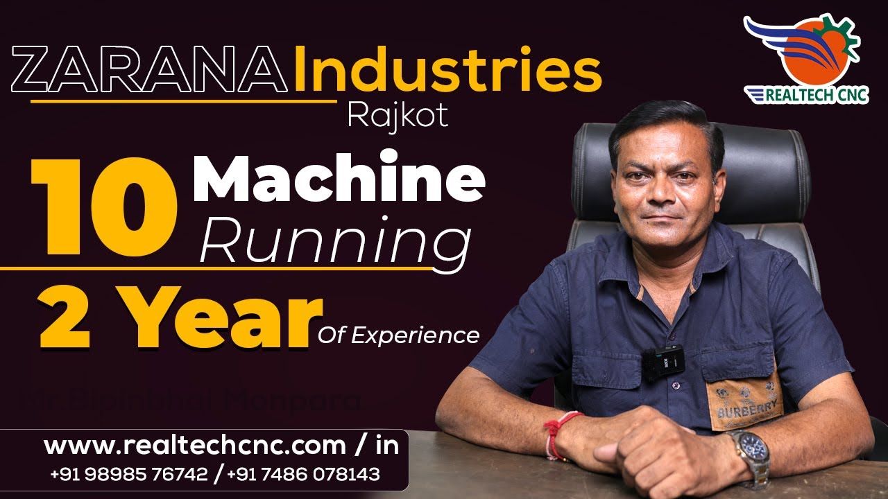 Customer Review | ZARANA INDUSTRIES | RealTech CNC Machine VD-383 - YouTube