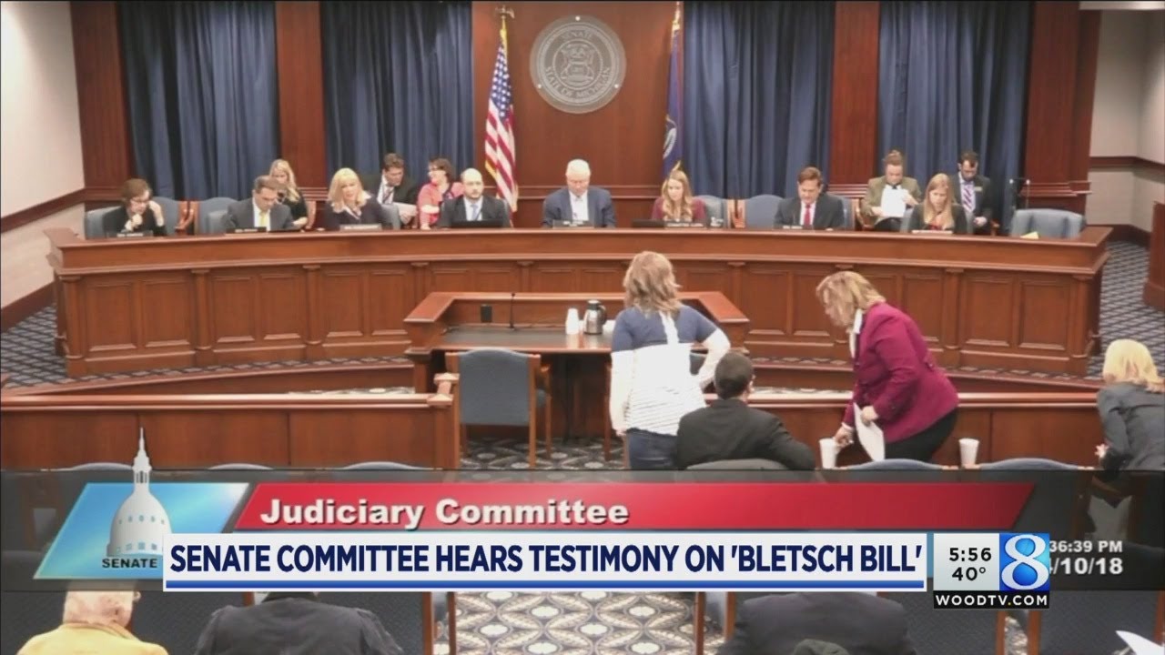 Michigan Senate committee OKs 'Bletsch Law' - YouTube