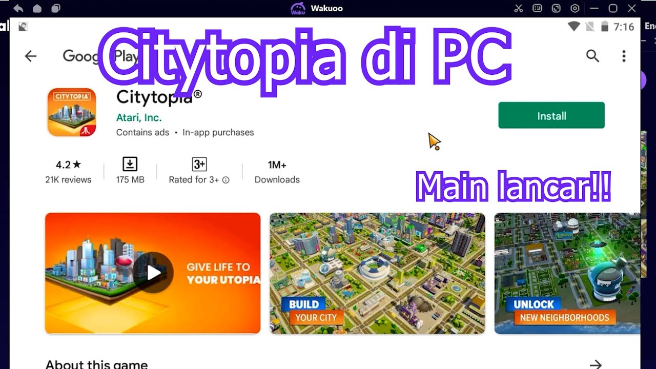 Citytopia PC - Cara Download & Main di Windows/ Laptop (GRATIS) - YouTube