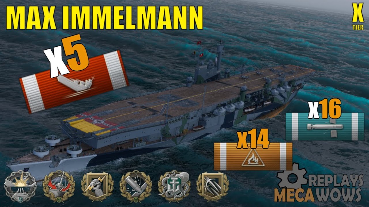 Max Immelmann 5 Kills & 279k Damage | World of Warships Gameplay - YouTube