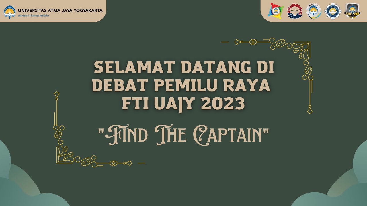 Debat Pemilu Raya FTI UAJY 2022 - Sesi 4 HIMSI - YouTube