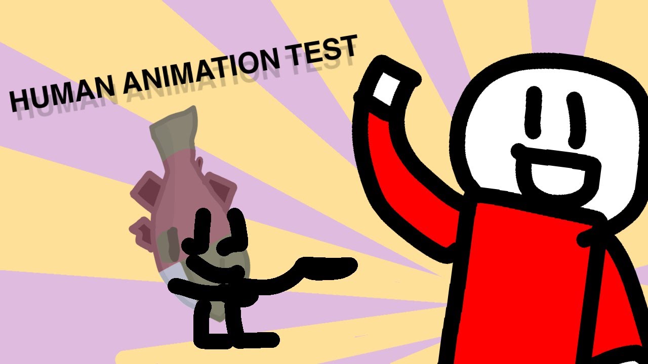 Human animation test - YouTube