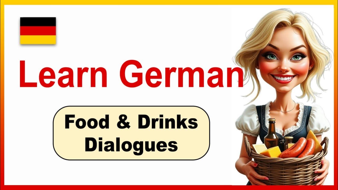 Quick German Dialogues for Beginners: Food, Drinks & Restaurants - YouTube