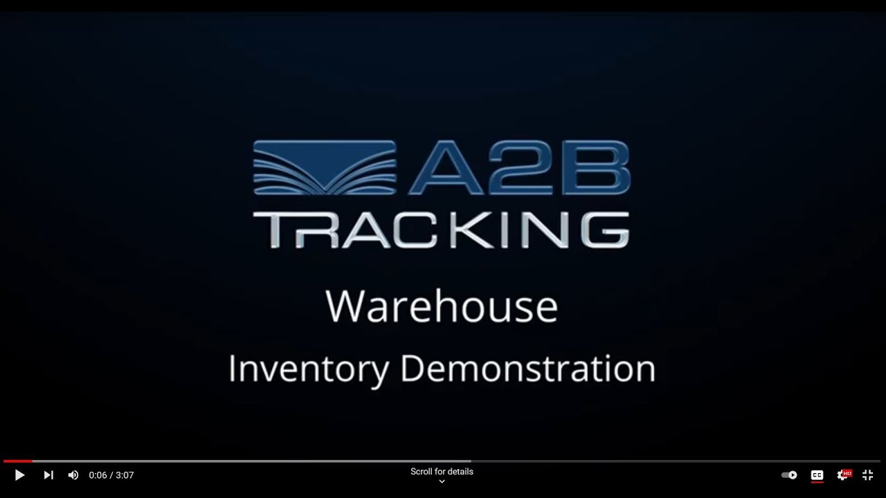 A2B Tracking RFID Software - Warehouse Inventory Demo - YouTube