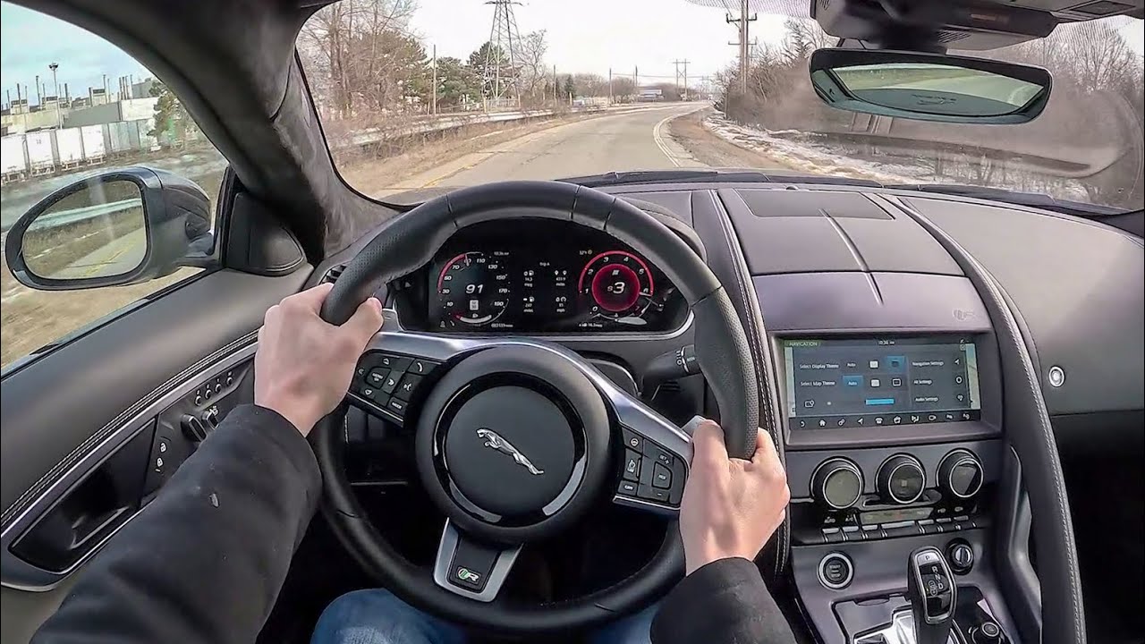 2023 Jaguar F-Type R Coupe - POV Test Drive (Binaural Audio) - YouTube