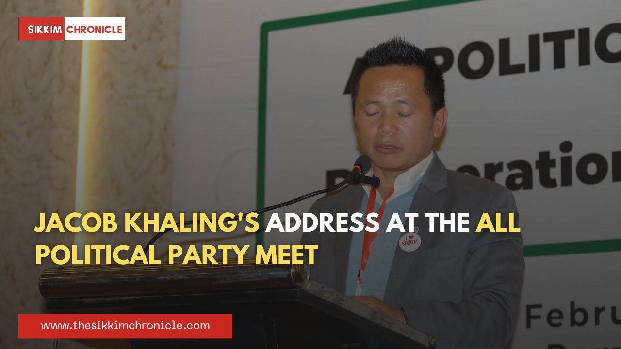 Jacob Khaling as SKM representative in the 'All Political Party Meet ...